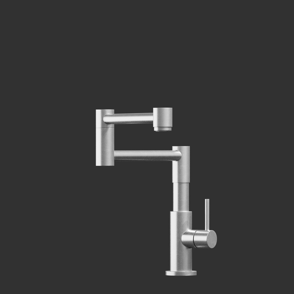 Single Lever Folding Kitchen Faucet | Kitchen Faucets models | BlenderKit