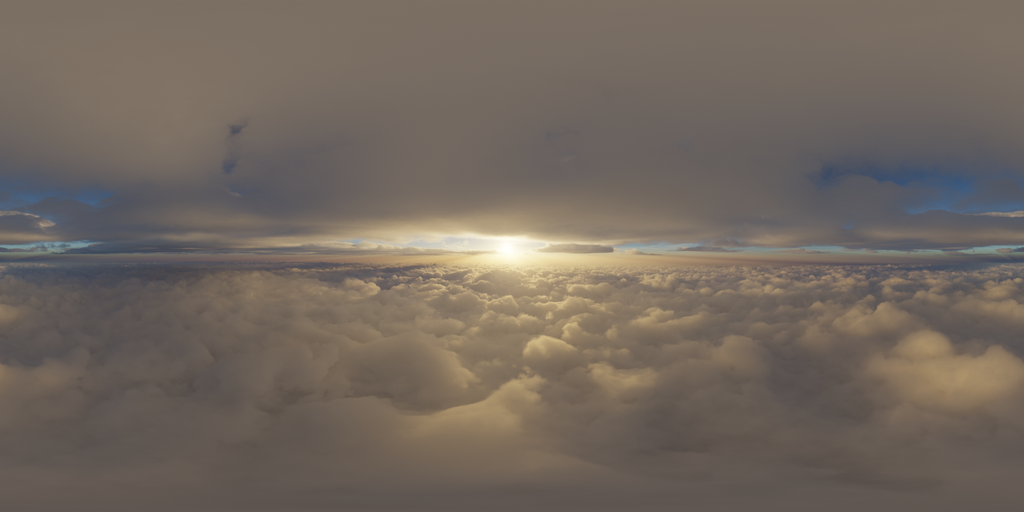 Dramatic Cloudy Sunset Sky | FREE Nature HDRis | BlenderKit