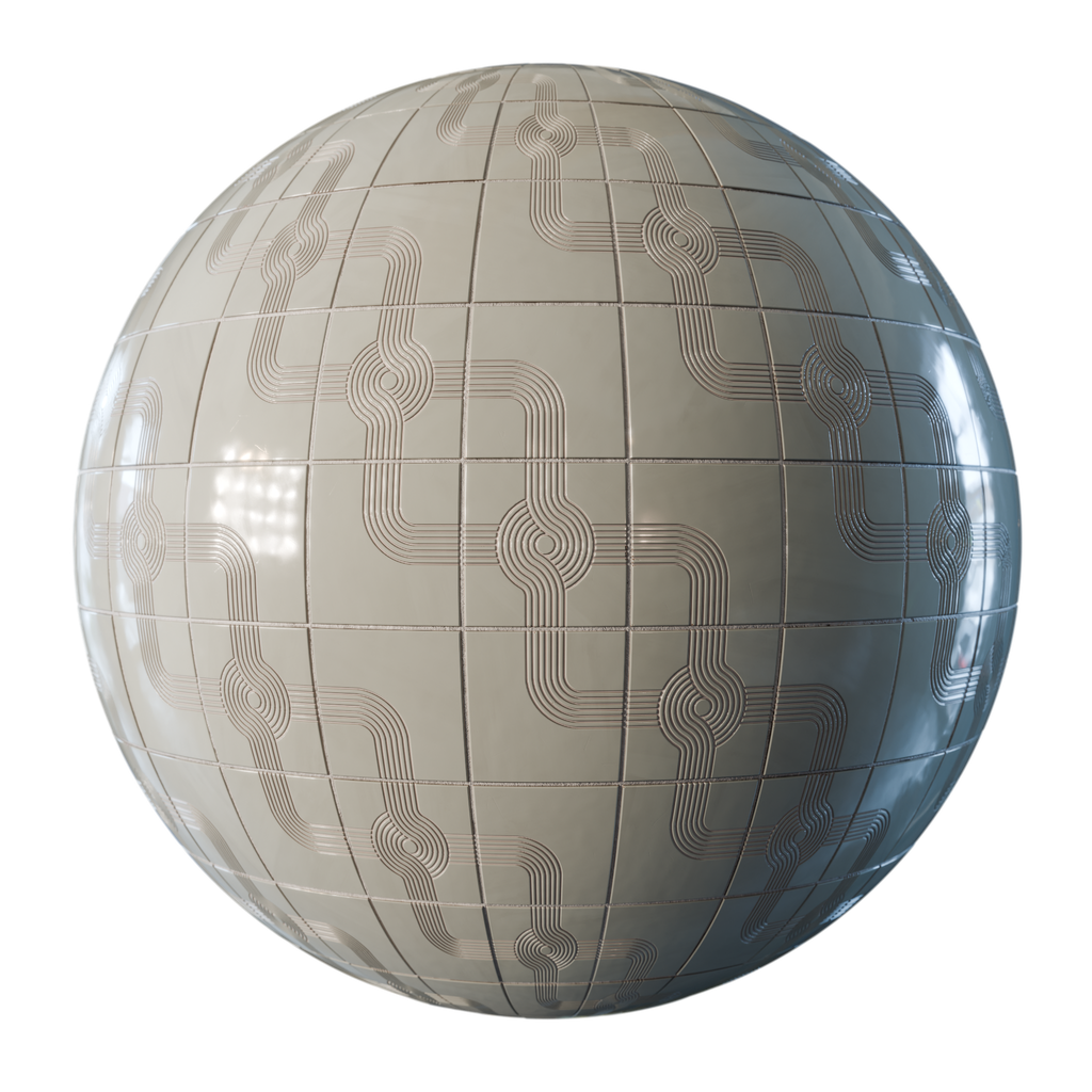 Roundabout Ceramic Tiles | FREE ceramic materials | BlenderKit