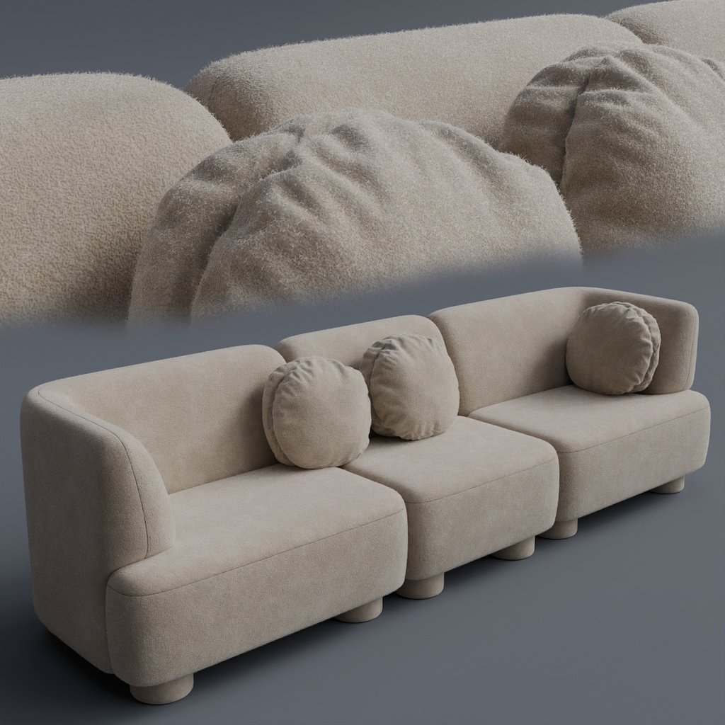 Modular Sofa | Sofas models | BlenderKit