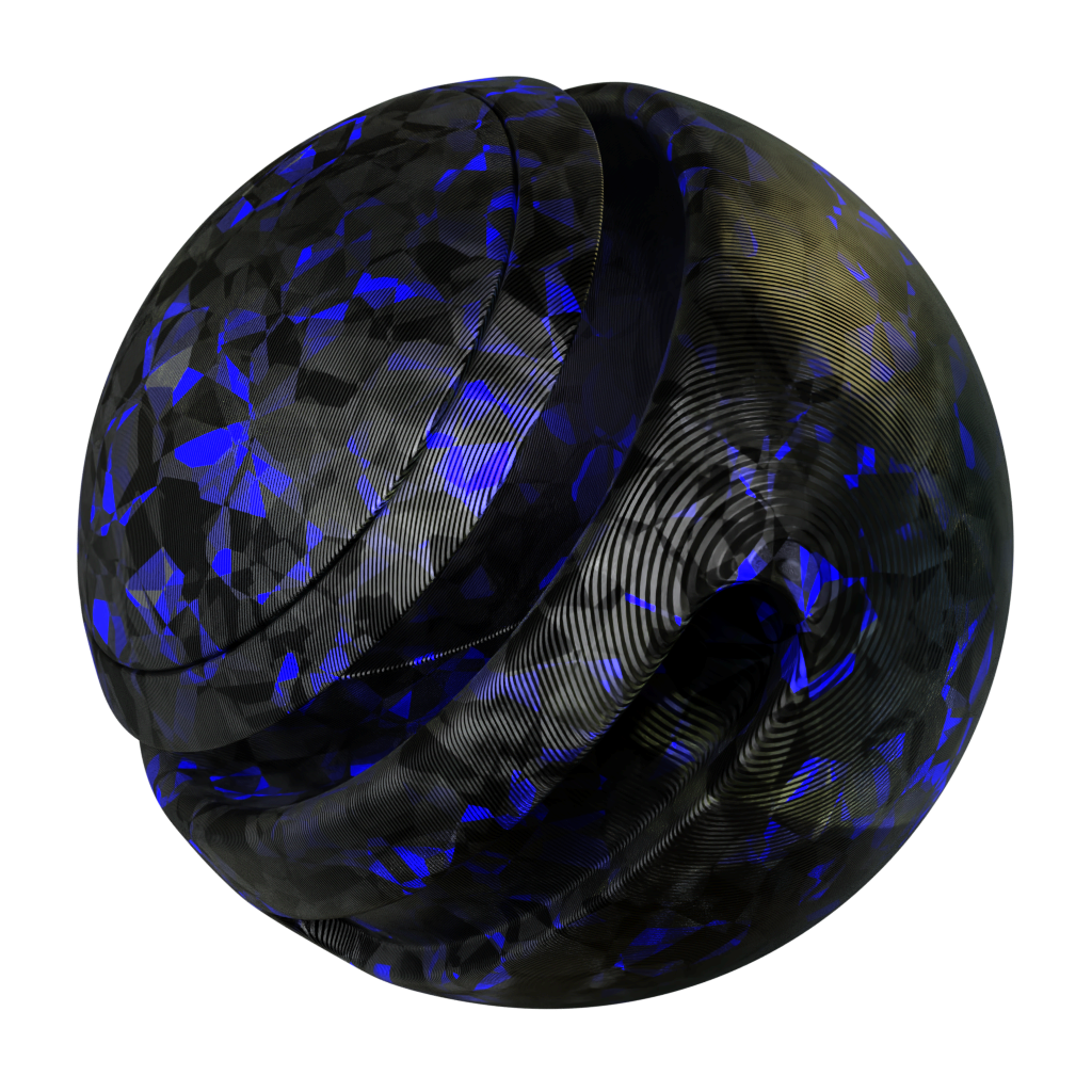 Carbon Fiber Blue Matte Motif | FREE Texture Fabric 3D Materials ...