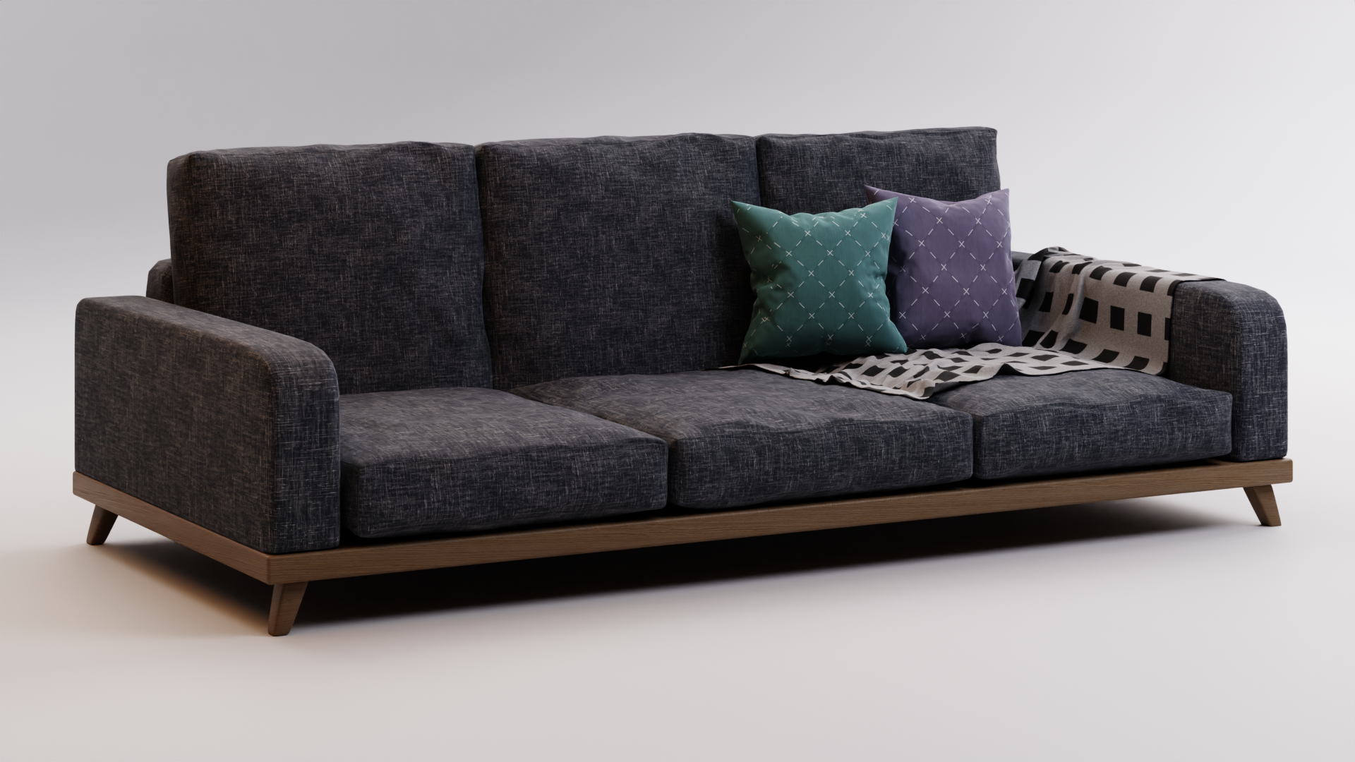 Fabric sofa | FREE Sofas models | BlenderKit