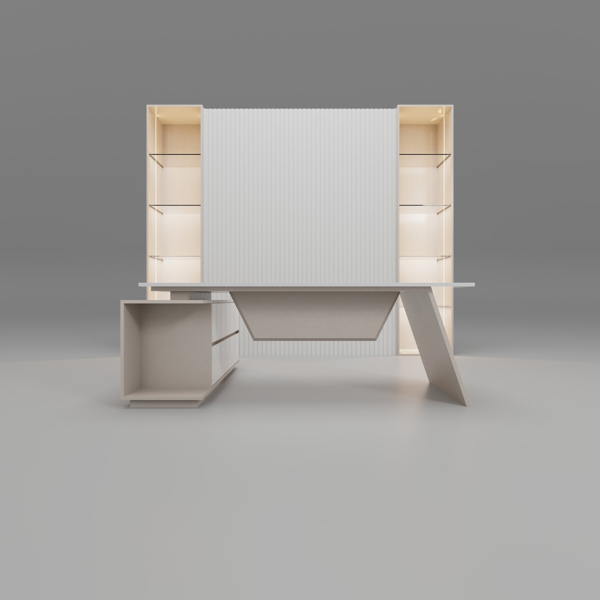 Office Furniture V1 | Desks models | BlenderKit
