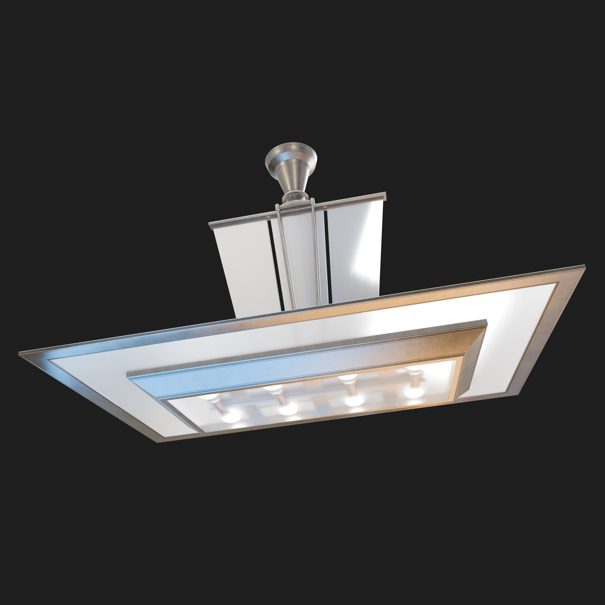 Art Deco Ceiling Lamp 003 | FREE Ceiling Lights models | BlenderKit