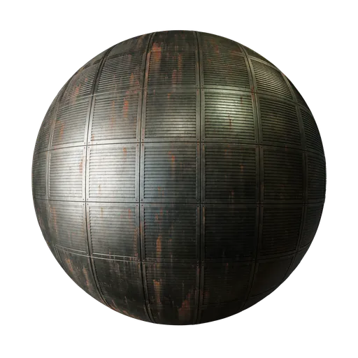 Metal rusty vents | FREE metal materials | BlenderKit