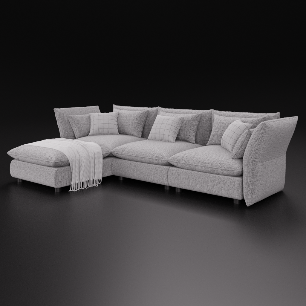 Sofa Mariposa Corner | Sofas models | BlenderKit