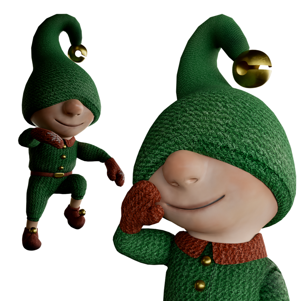 Christmas elf | Men models | BlenderKit