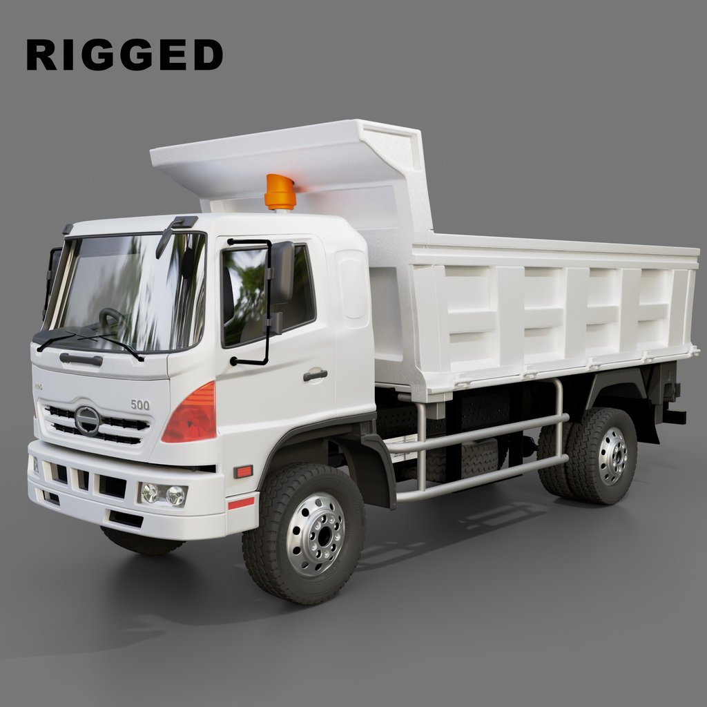 Hino 500 2626 Dump Truck 2016 | Trucks models | BlenderKit
