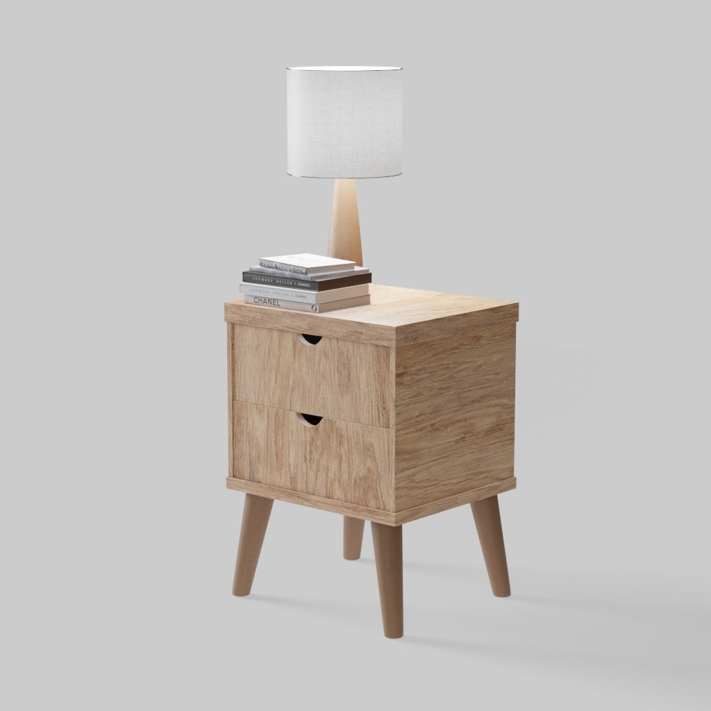 Drawer with Objects | Sideboard & Drawers models | BlenderKit