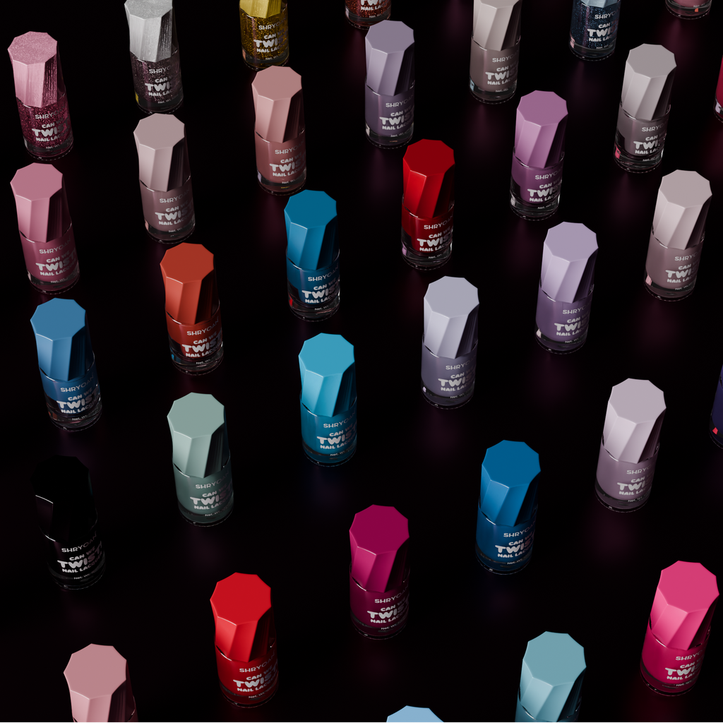 Nail enamel all shades | Mockup scenes | BlenderKit