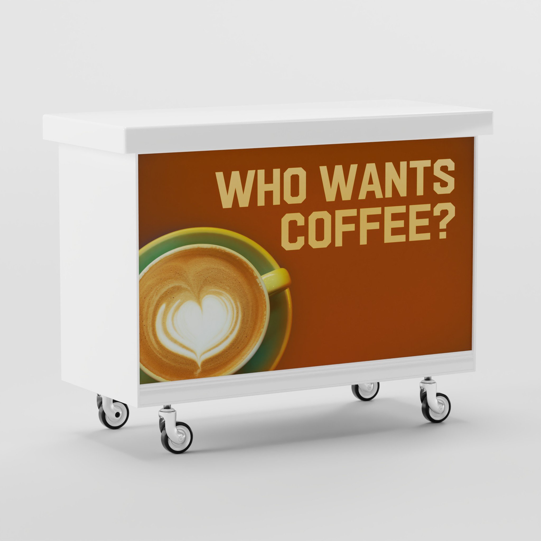 Barista Cart | Restaurant / Bar models | BlenderKit