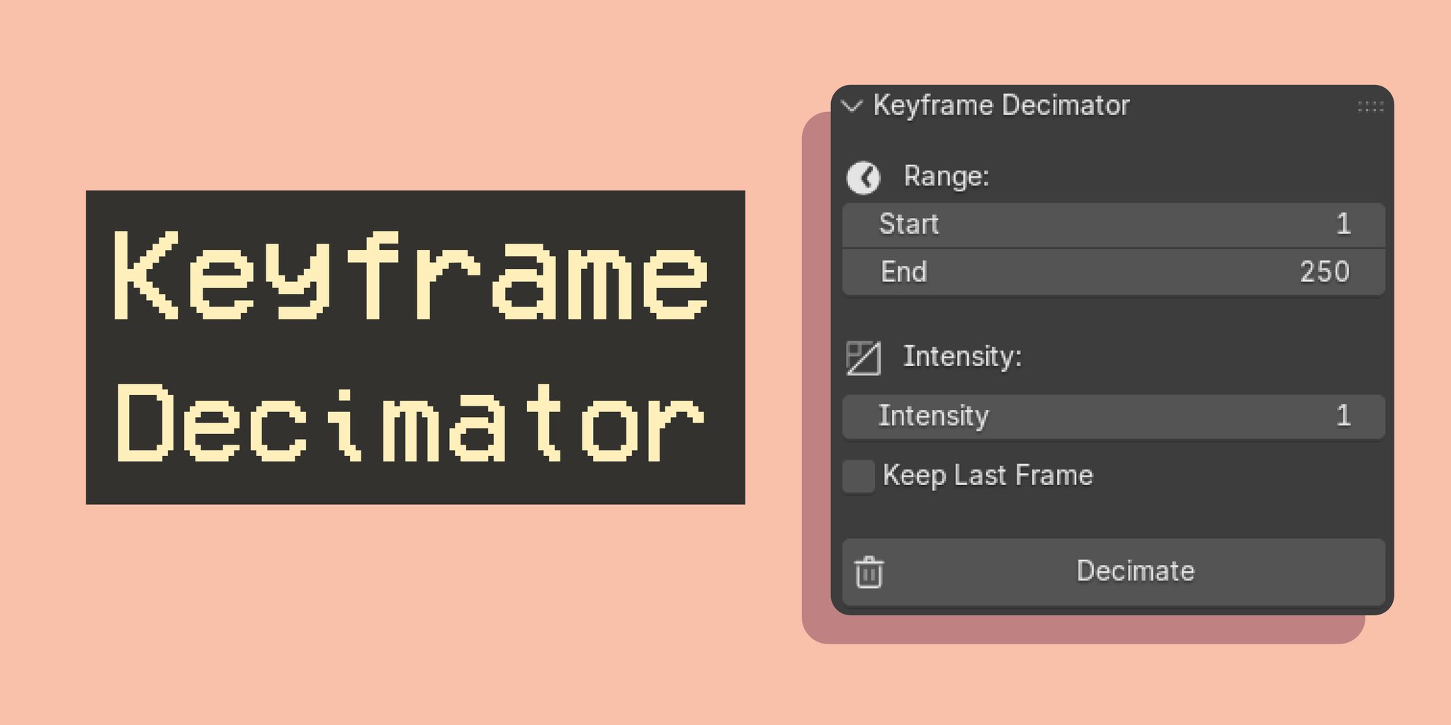 Keyframe Decimator | BlenderKit