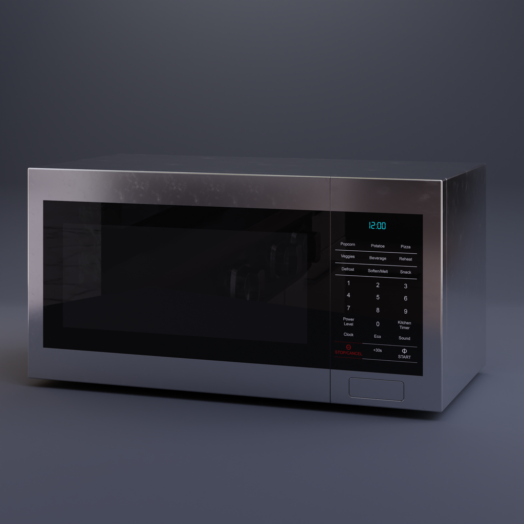 BlenderKit | Download the FREE Microwave model