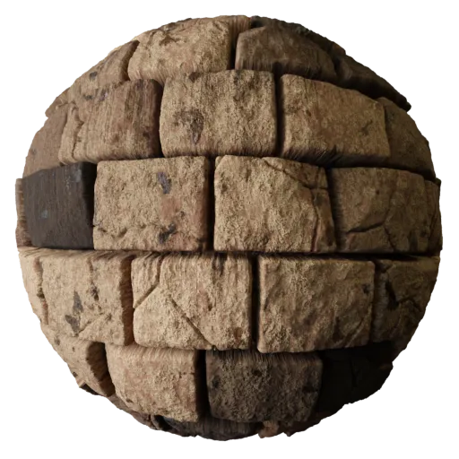 Brown Stone Wall | FREE stone materials | Blendkit
