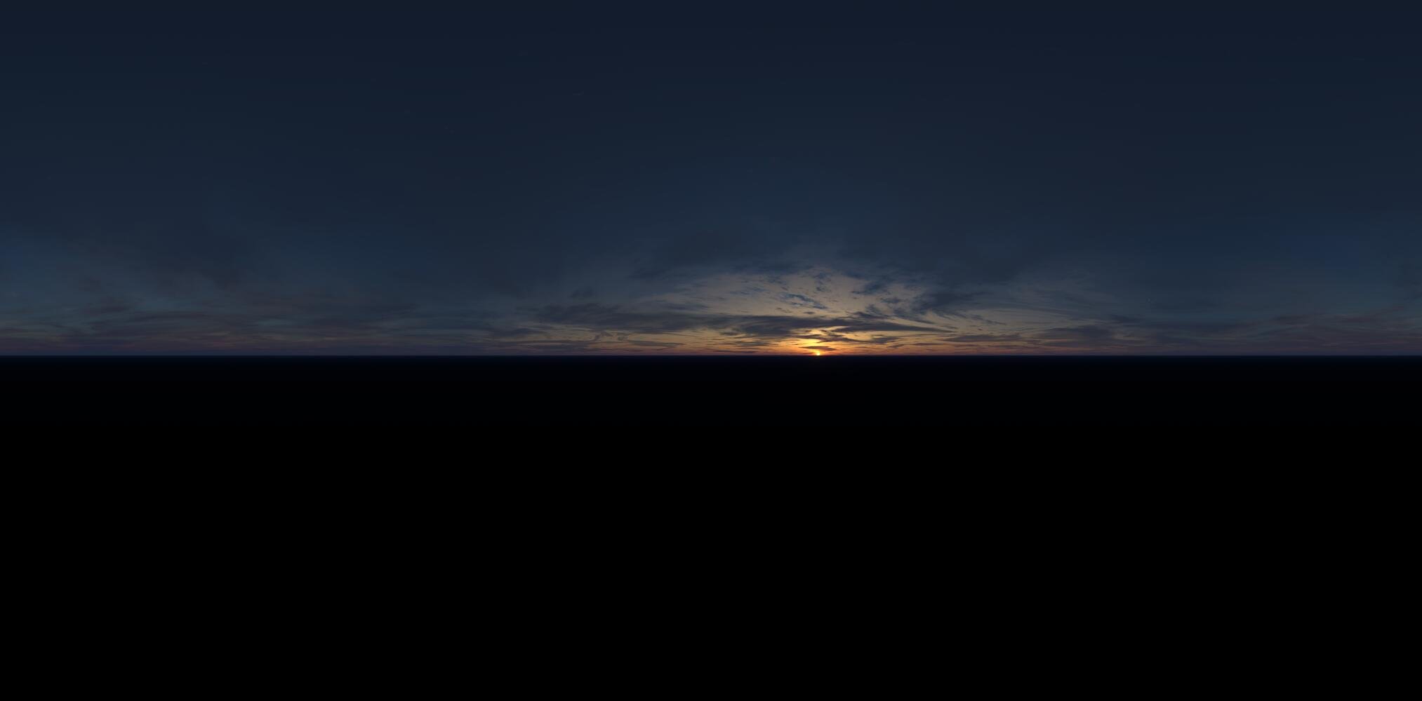 Evening NIght Red Sky | Nature HDRis | BlenderKit