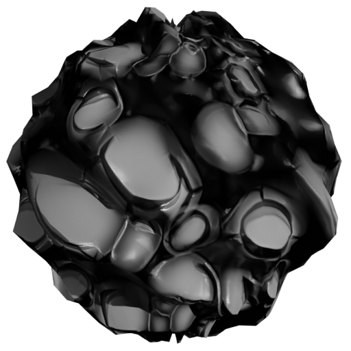 Black Virus Spore | FREE fx materials | BlenderKit