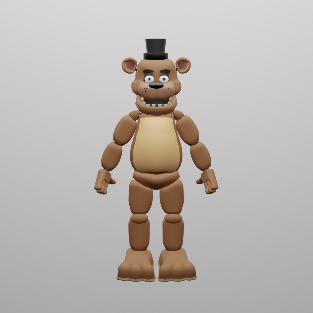 Freddy Fazbear | Animals models | BlenderKit