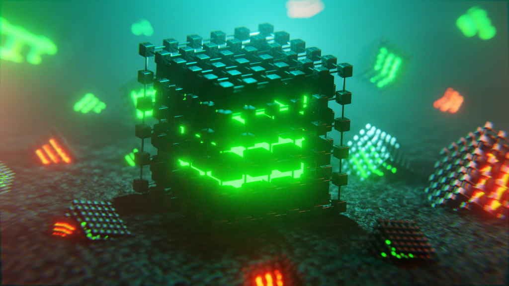 Sci fi mysterious cube | FREE Sci-fi scenes | BlenderKit