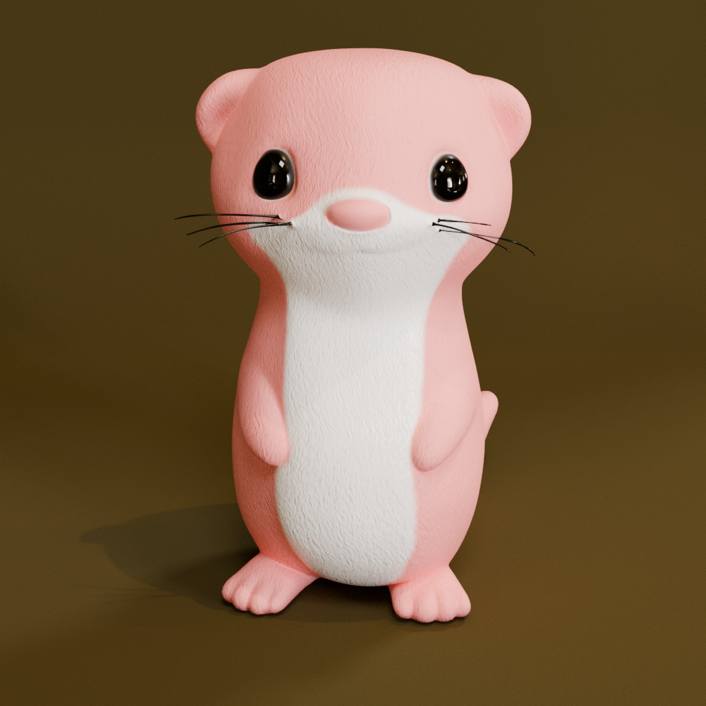 Cute Squirl - 3D Print | FREE Mammals models | BlenderKit