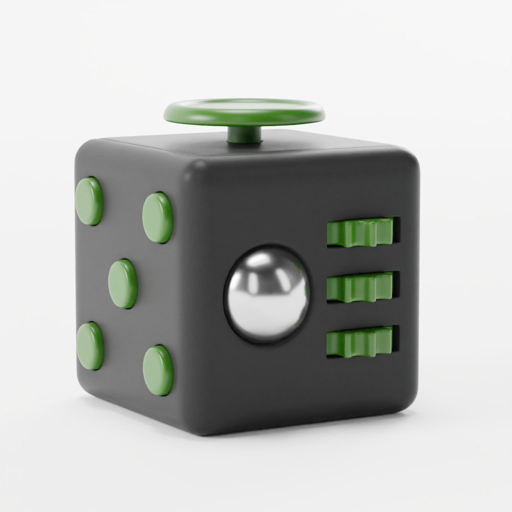 Fidget Cube | FREE Miscellaneous models | BlenderKit