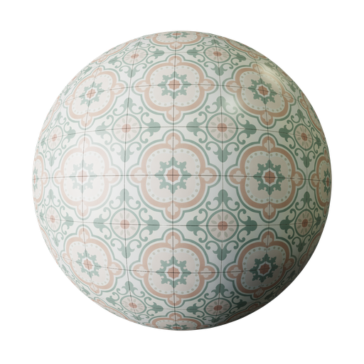 Patterned tiles | FREE tiles materials | BlenderKit