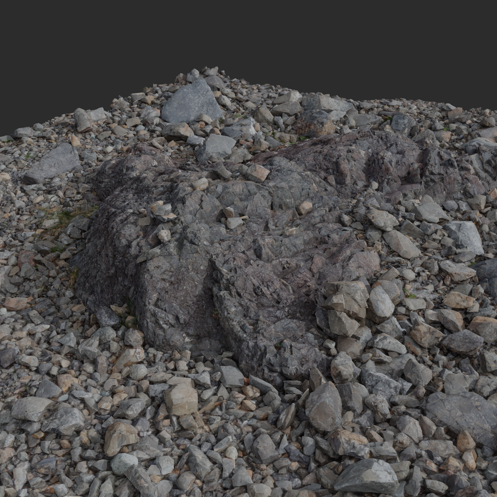 Rugged Coastal Rock Sec1 | 3D Environment Elements models | BlenderKit