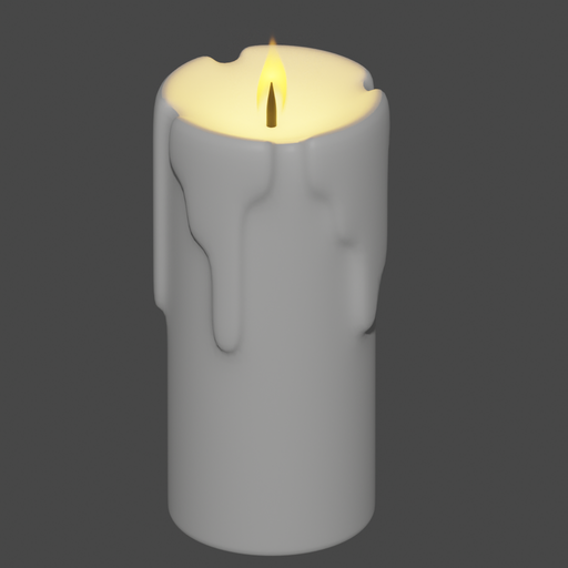 Candle stylized | FREE Miscellaneous models | BlenderKit