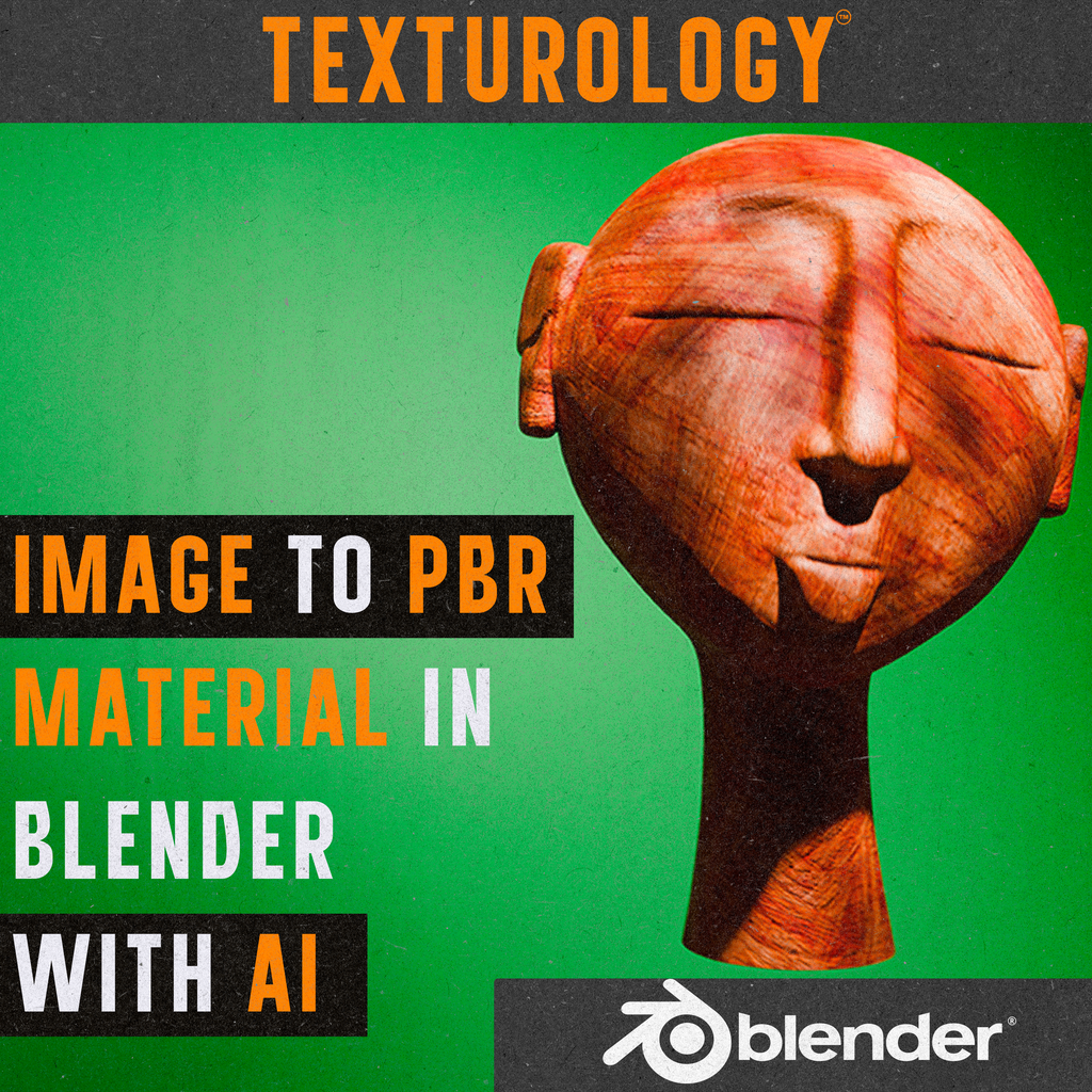 Texturology™ | AI PBR Textures from a Single Image in Blender | BlenderKit
