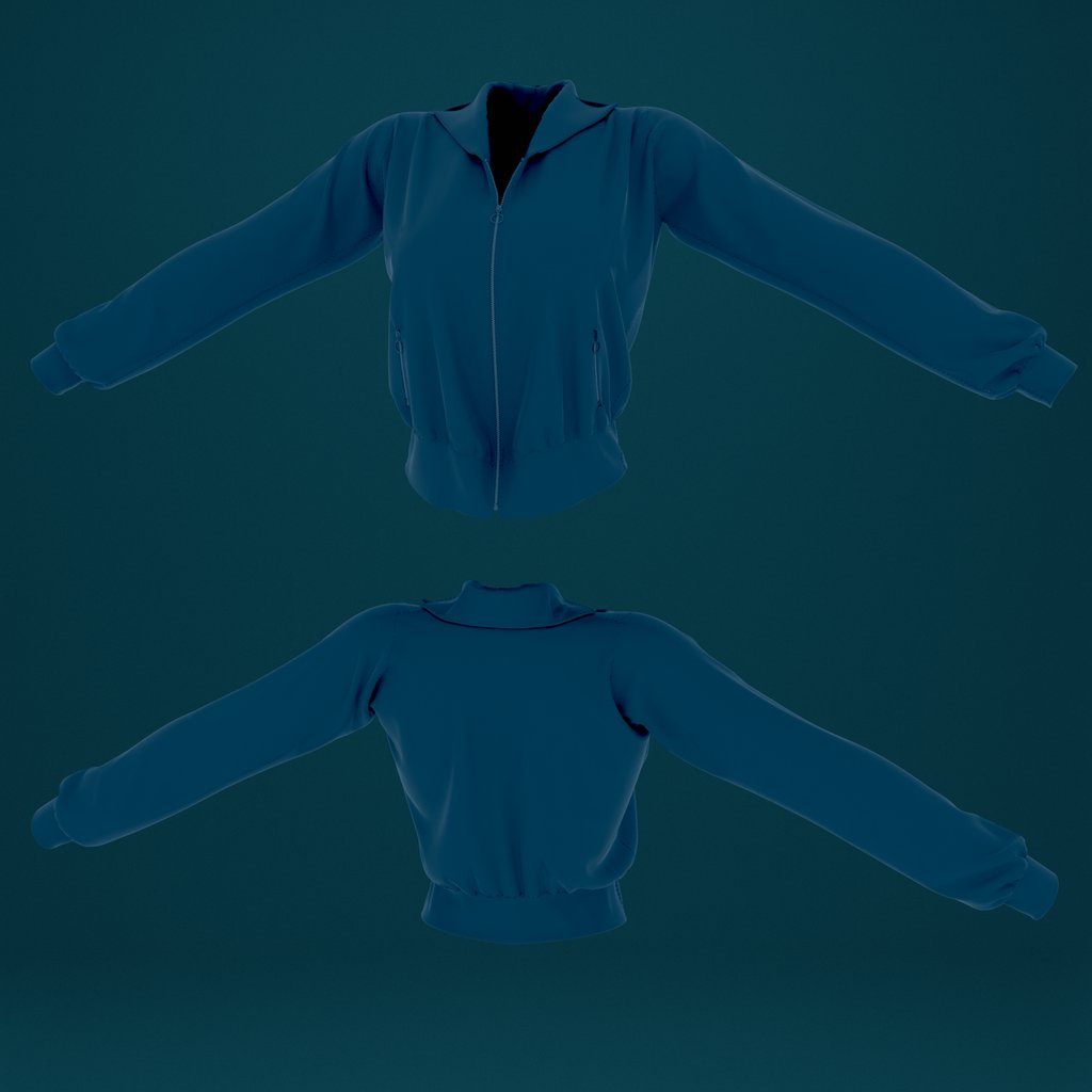Jacket | Women Clothing models | BlenderKit