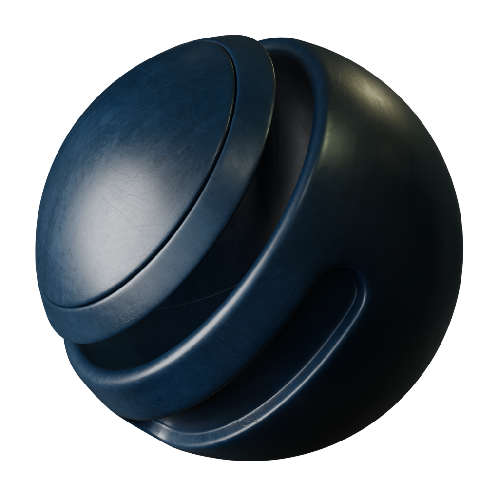 Scratched Blue Plastic | FREE plastic materials | Blendkit