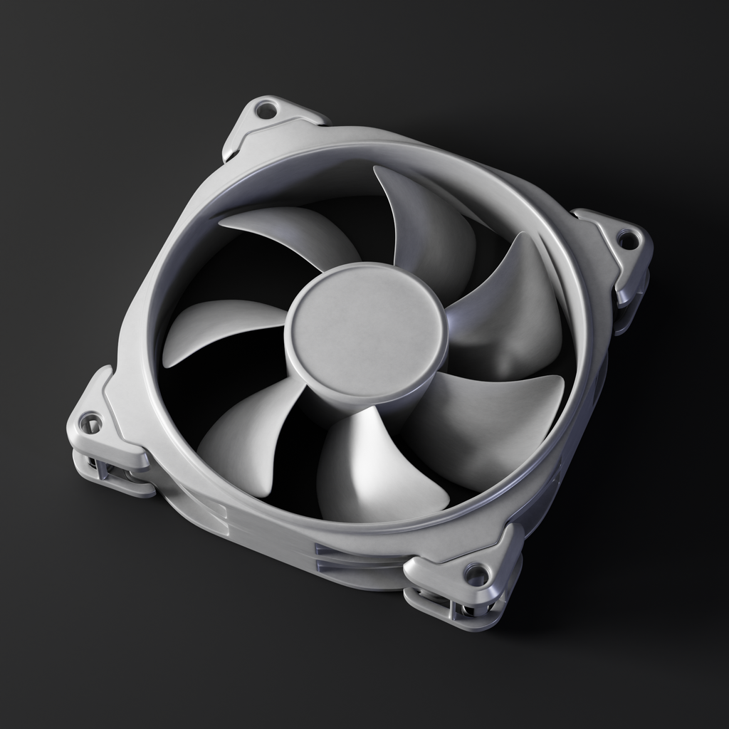 PC Fan Core | FREE Computer Peripherals models | BlenderKit