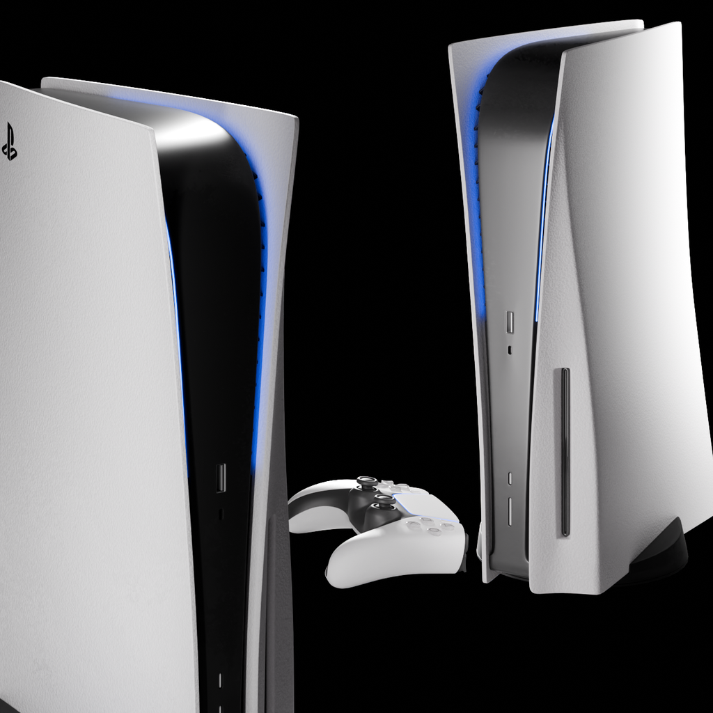 PS5 & Controller | Interior Decorations models | BlenderKit