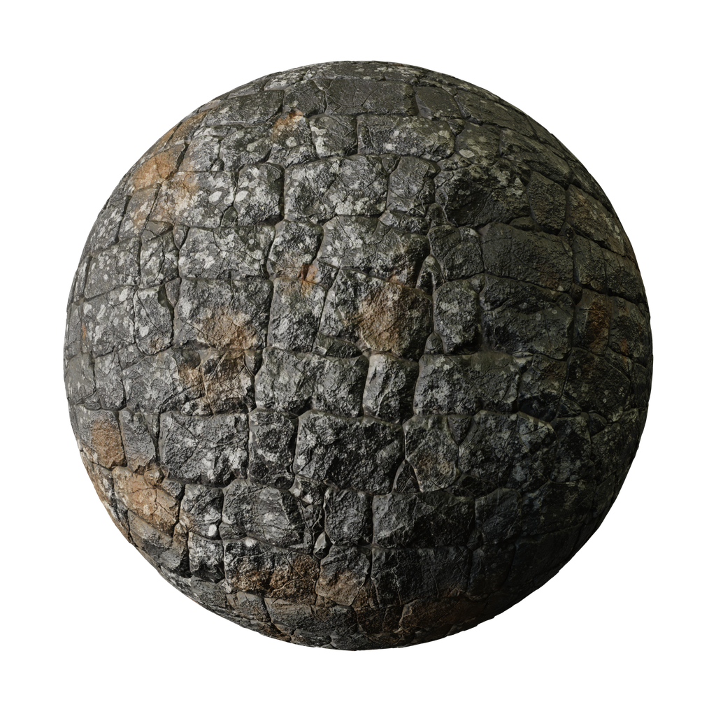 Stone Wall two | FREE rock materials | BlenderKit