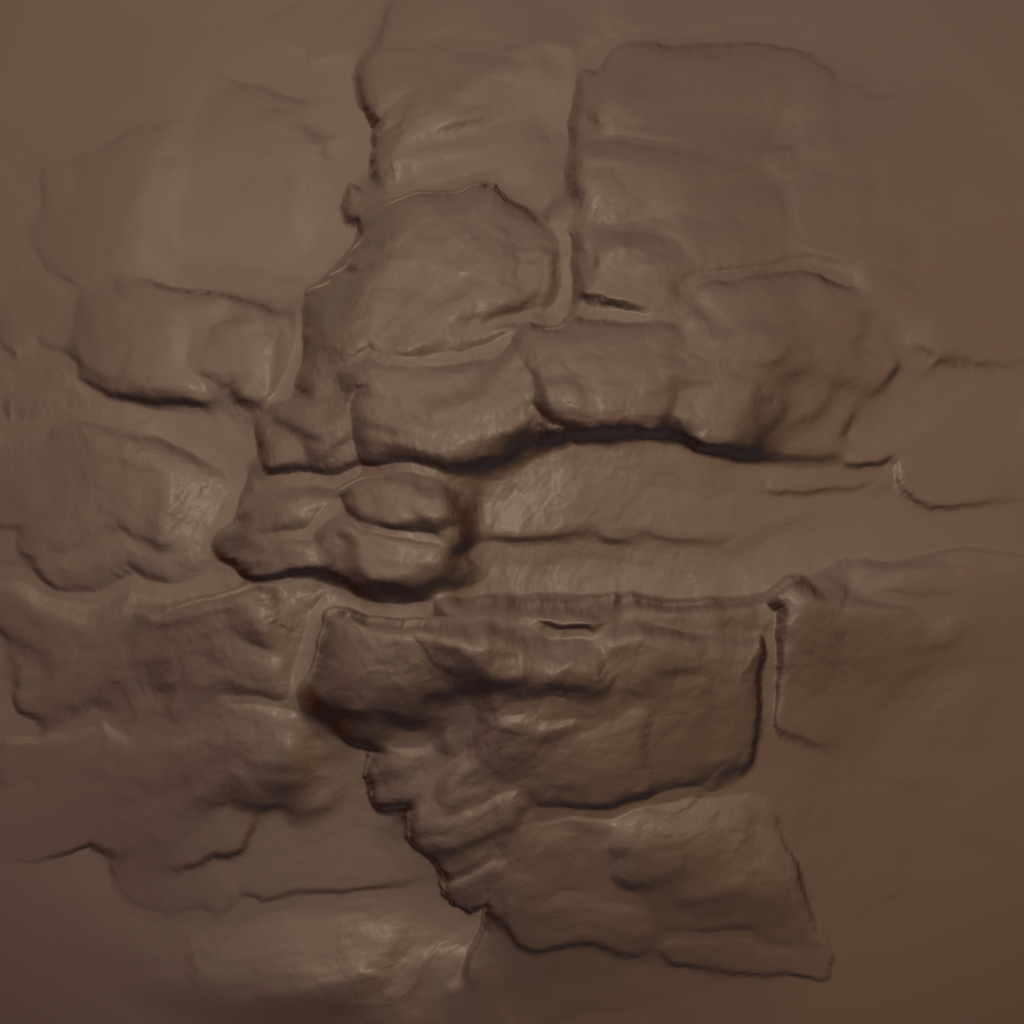 Rock Rugged Brush s2925 15 | rock brushes | BlenderKit