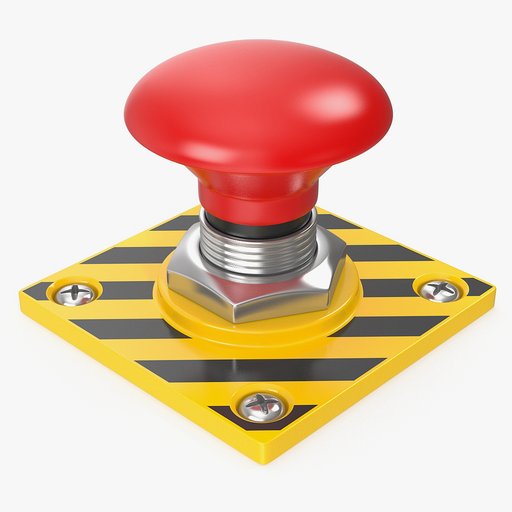 Panic Button | Power & Hand Tools models | BlenderKit