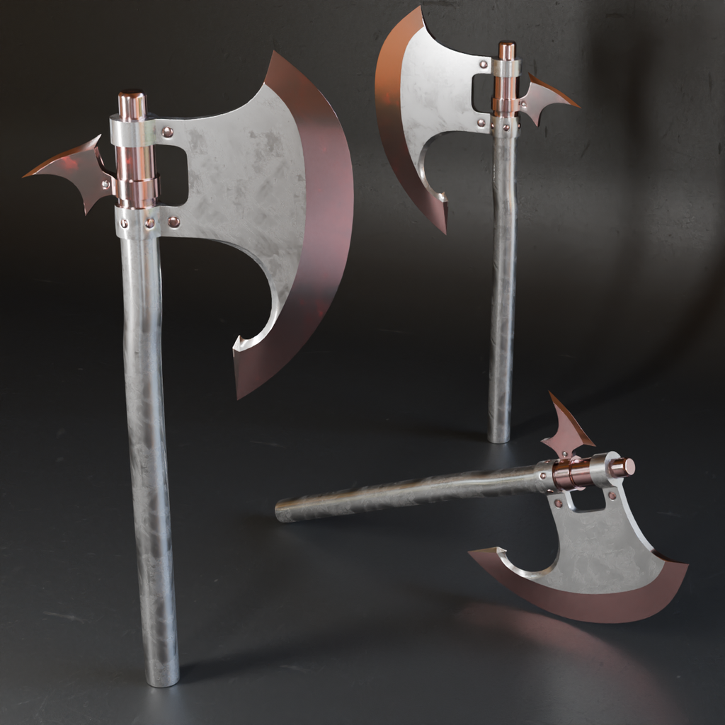 MK Axe lowpoly-027 | Historical Weapons models | BlenderKit