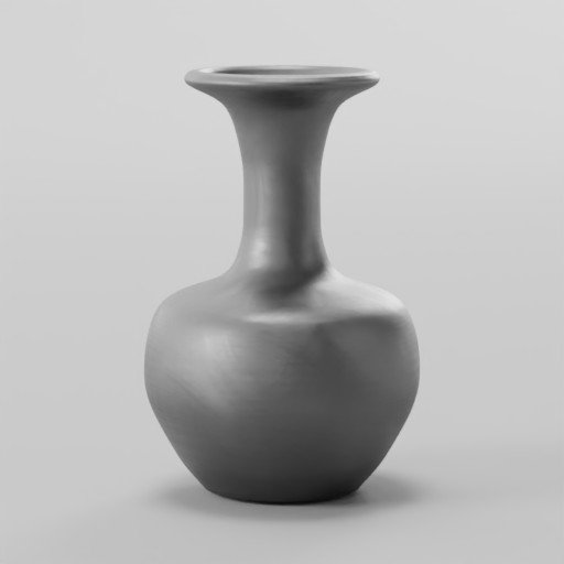 Aluminium Random Brushed Vase | Vases models | BlenderKit