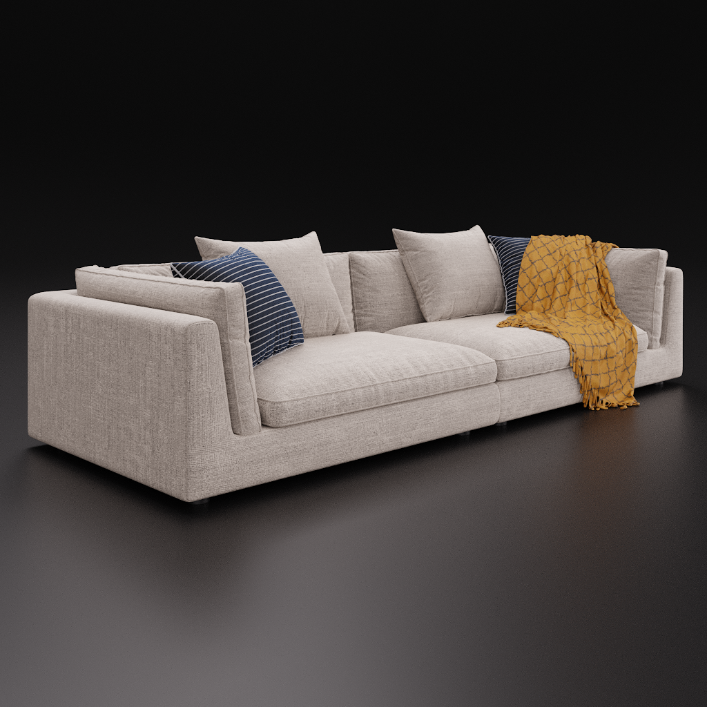 Sofa Arne | 3D Sofa models | BlenderKit