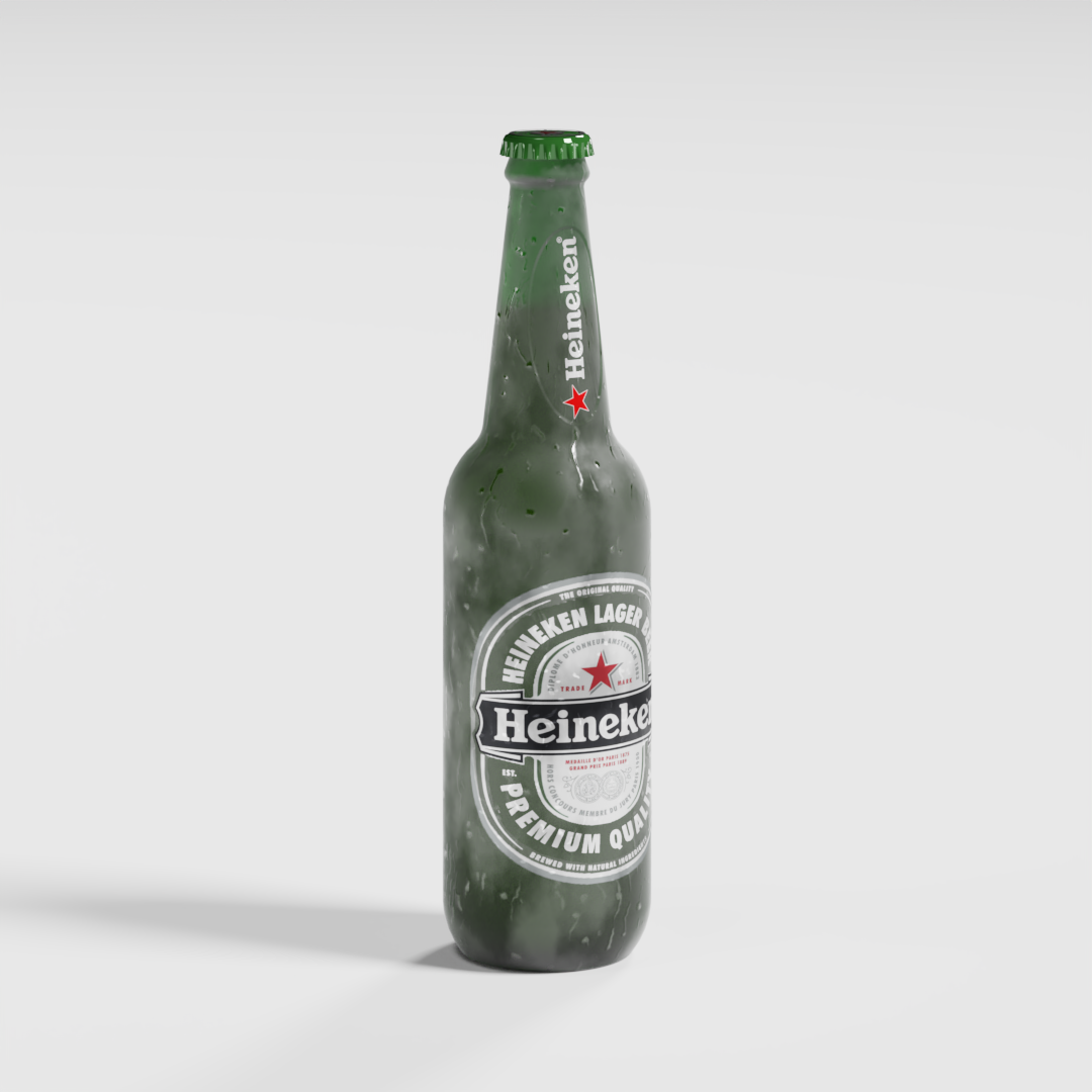 Heineken Bottle | Beverages models | BlenderKit