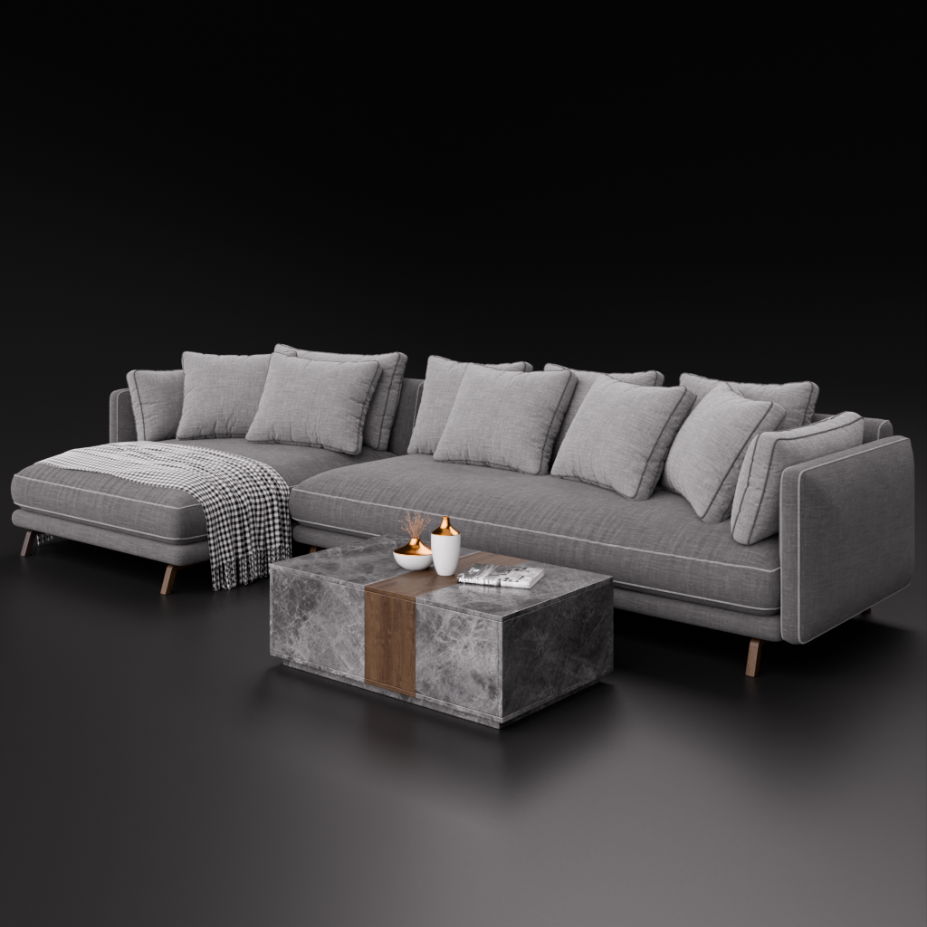 Sofa Etienne | Sofas models | BlenderKit
