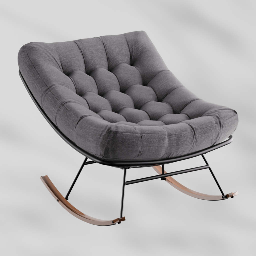 Rocking Chair Curves | Chairs models | BlenderKit