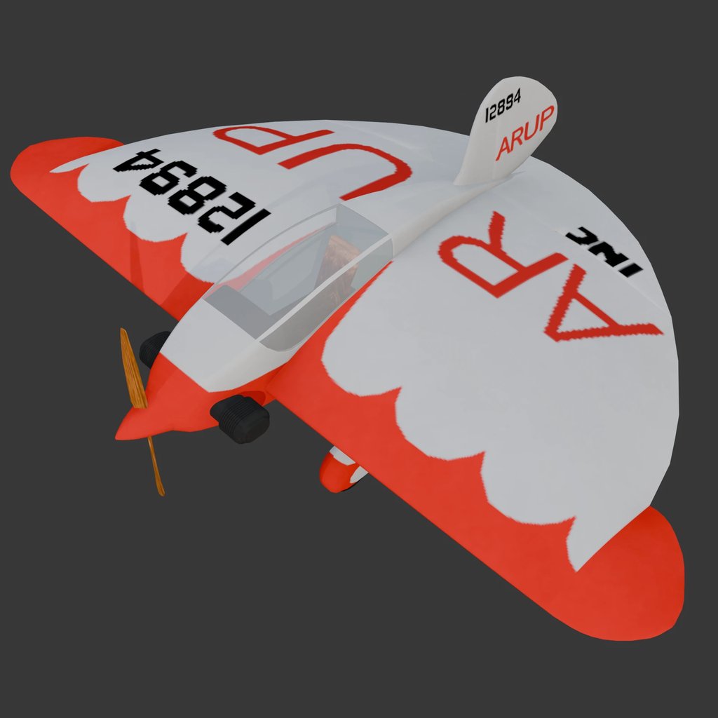 Arup S-2 | Aircraft models | BlenderKit