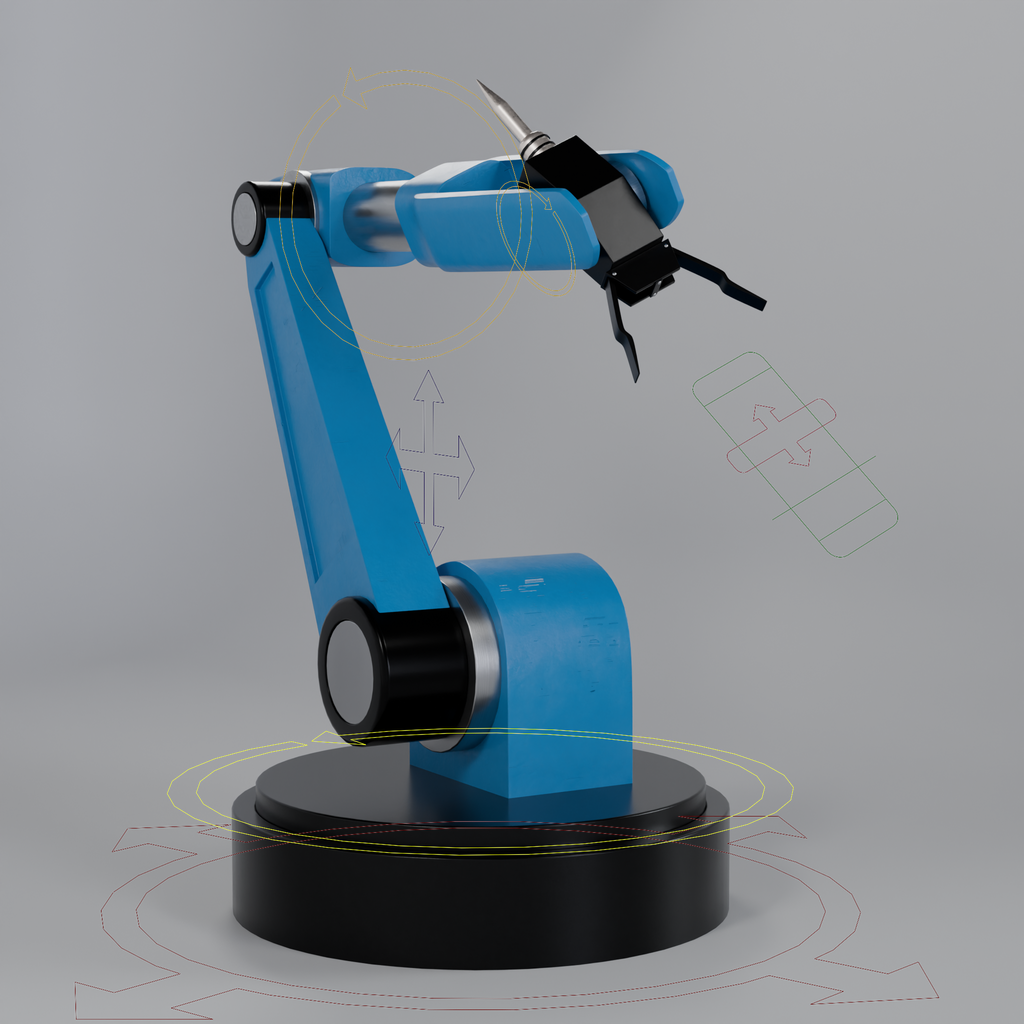 Robotic Arm | FREE Robotics models | BlenderKit