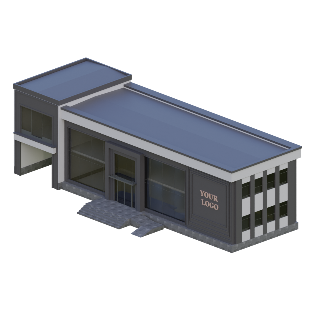MiniOffice | FREE 3D Commercial models | BlenderKit
