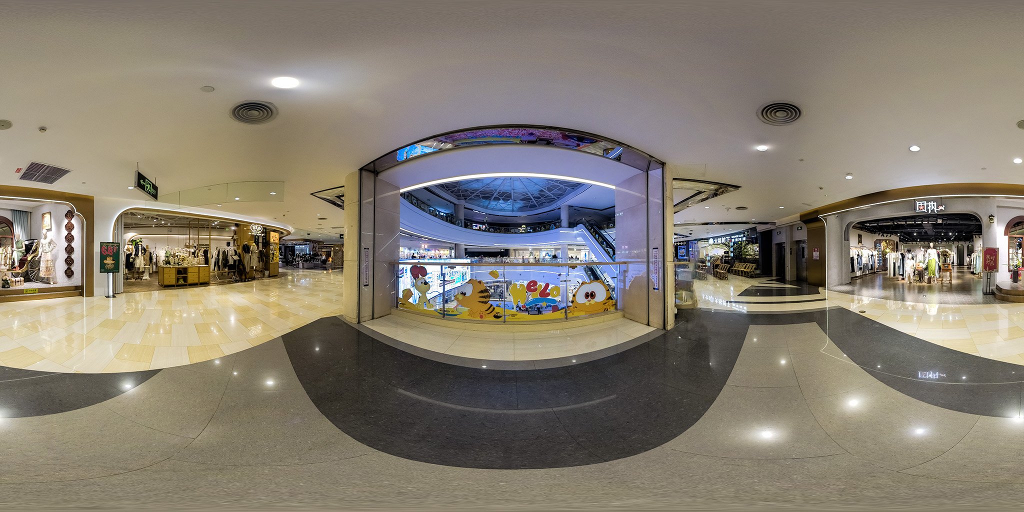 Clothing shop entrance | Public HDRis | BlenderKit