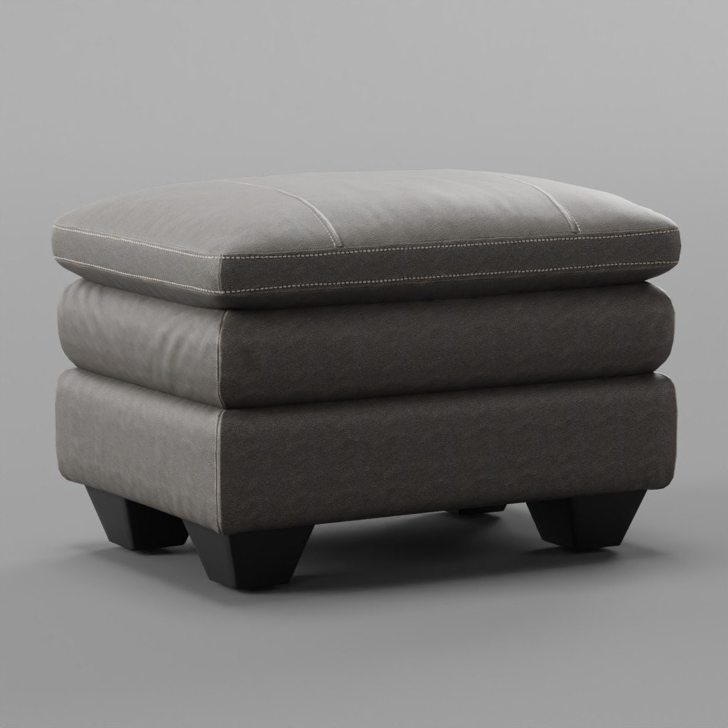 Gleason Chair Ottoman | Sofas models | BlenderKit