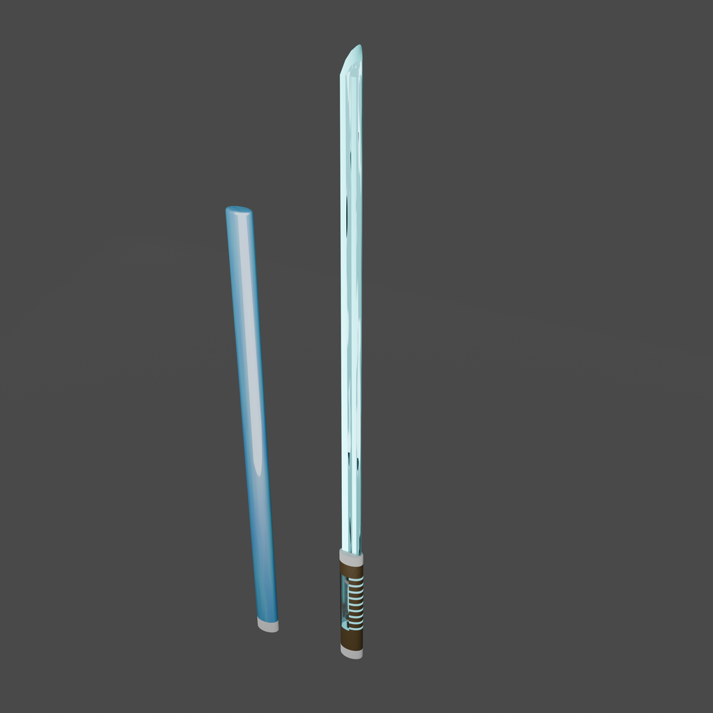 BlenderKit | Download the FREE Sci fi plasma katana model