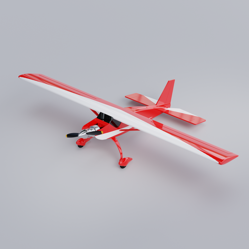 Cessna 172 - Aircraft | FREE Airplane models | BlenderKit