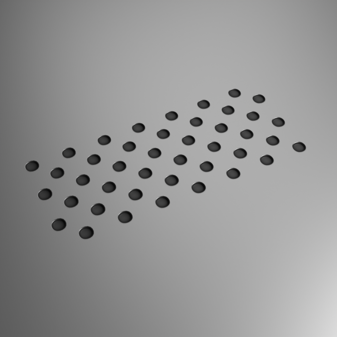 Scifi Decal 038 Dots Array | Industrial models | BlenderKit