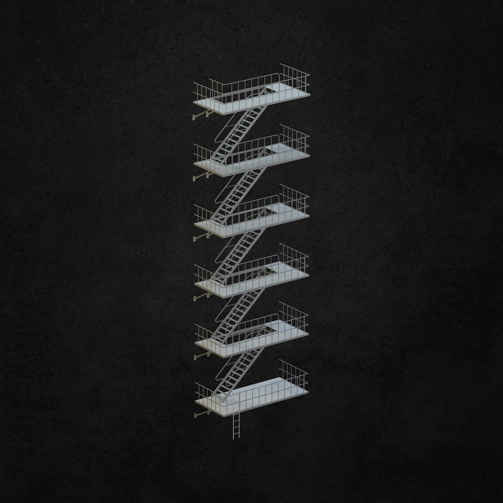 Exterior Stair | Stairs models | BlenderKit